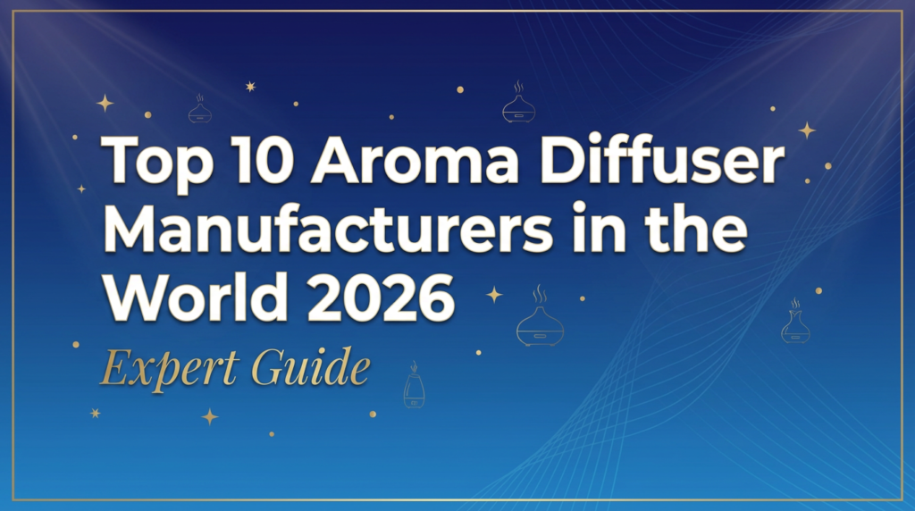 Top 10 Aroma Diffuser Manufacturers in the World 2026